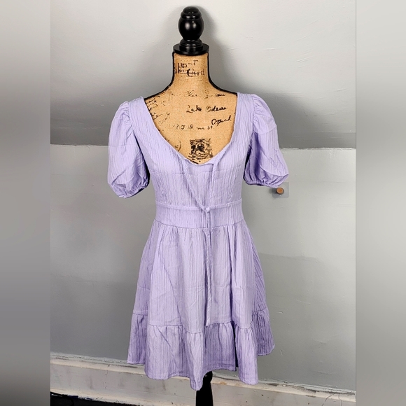 Freestyle | Dresses | Purple Cut Out Mini Dress | Poshmark